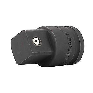 Genius Tools 3/4" Drive Impact Adapter with Steel Ball, 3/4"F × 1"M, Cr-Mo Steel - 640608B