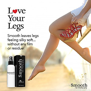 Smooth - Best All Natural Hair Growth Inhibitor Spray After Body Face Hair Removal Permanently Minimizes Regrowth Women Men Sensitive Skin 4.3 fl oz