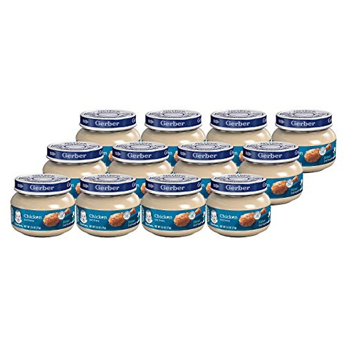 Gerber 2nd Foods Chicken and Chicken Gravy - 2.5 oz. 12 Pack 