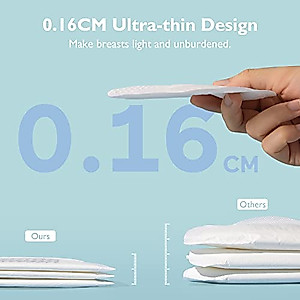 Momcozy Ultra-Thin Disposable Nursing Pads, Super Absorbent and Breathable Breastfeeding Pads, Make The Breasts Light and Unburdened, 3D Shape for The Best Fit, Individually Packaged（120 Count）