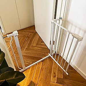 BalanceFrom Easy Walk-Thru Safety Gate for Doorways and Stairways with Auto-Close/Hold-Open Features