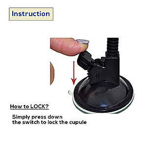 Car Holder, 360 Adjustable Car Multi-Direction Mount Holder Stand Cradle for iPhone 6, Car Windshield Suction Cup Stand Mobile Holder for Mobile / MP4 / PDA/GPS/PSP