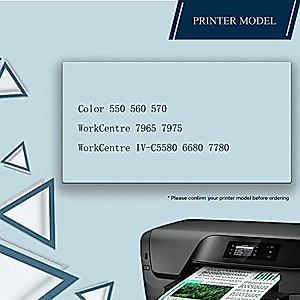 MOHLOM Compatible Drum Unit for Xerox Color 550 560 570 C5580 C6680 C7780 Printer Image Drum Cartridge Photoconductor Unit Magenta