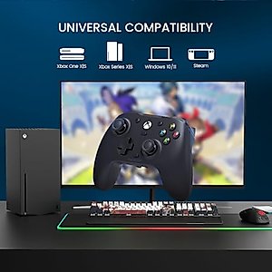 GameSir G7 HE Wired Xbox Controller, Officially Licensed Controller for Xbox Series X|S, Xbox One, Windows 10|11, PC, Video Game Controller with Hall Effect Sticks (Black)