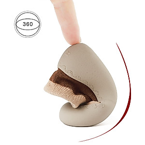 Baby Sock Shoes Toddler Cartoon Soft Rubber Sole Non Slip Indoor Floor Slipper for Infant Boys Girls First Walking Trainers Shoe Brown Bear 22