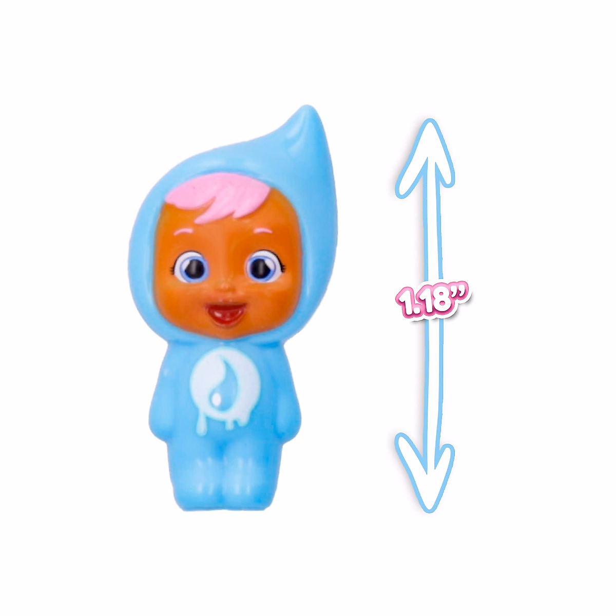 Cry Babies Little Changers Eco-Friendly Flower Compact Miniature Playset (Styles May Vary), for Girls and Boys Ages 3 and Up