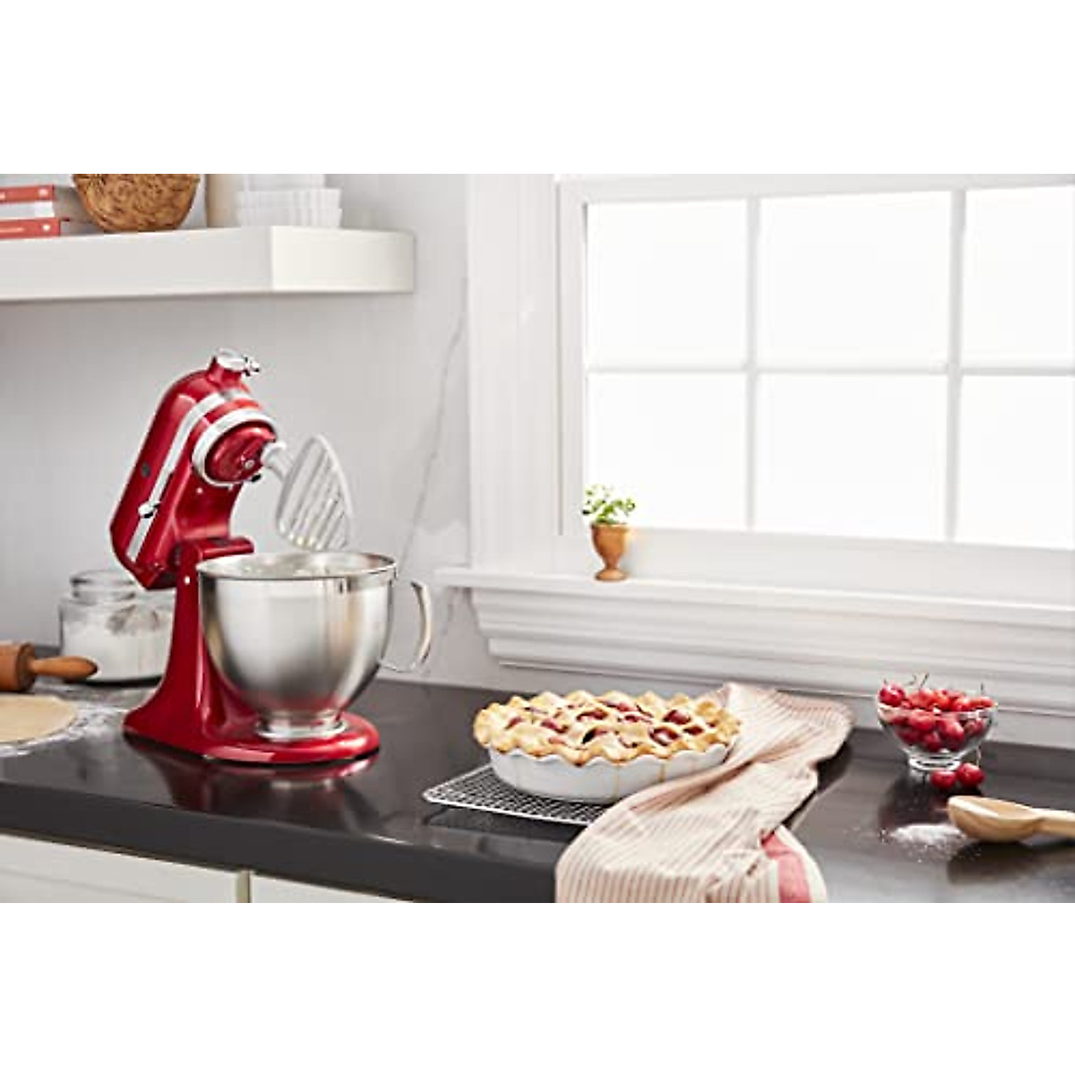 KitchenAid Pastry Tilt Head Stand Mixer Beater Attachment, Silver