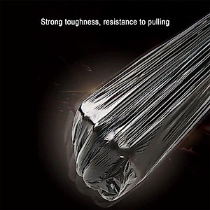 Small Trash Bags, Strong Black Garbage Bags, Unscented Thicken Bin Liner Suitable for Bedroom Home Kitchen 6 Gallon 120 Count