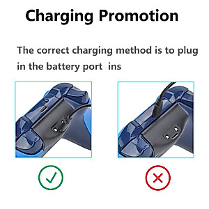 Battery Pack for Xbox Series X|S, Tectra 2-Pack Controller Battery for Xbox Series X, Xbox Series S with Charging Cable