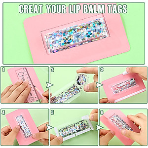 Weysat 60 Pcs Christmas Money Holder Domes Lip Balm Pouches Money Holder Plastic Lipstick Money Holder Plastic Domes Lip Balm Pouches with Double Side Tape for Christmas Day Gift Card DIY Crafts