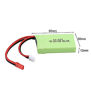 profectlen-US 7.4V 1500mAh Rechargeable Remote Control Lithium Battery Transmitter Battery for Flysky FS-GT5 RC Models Parts Toys Battery