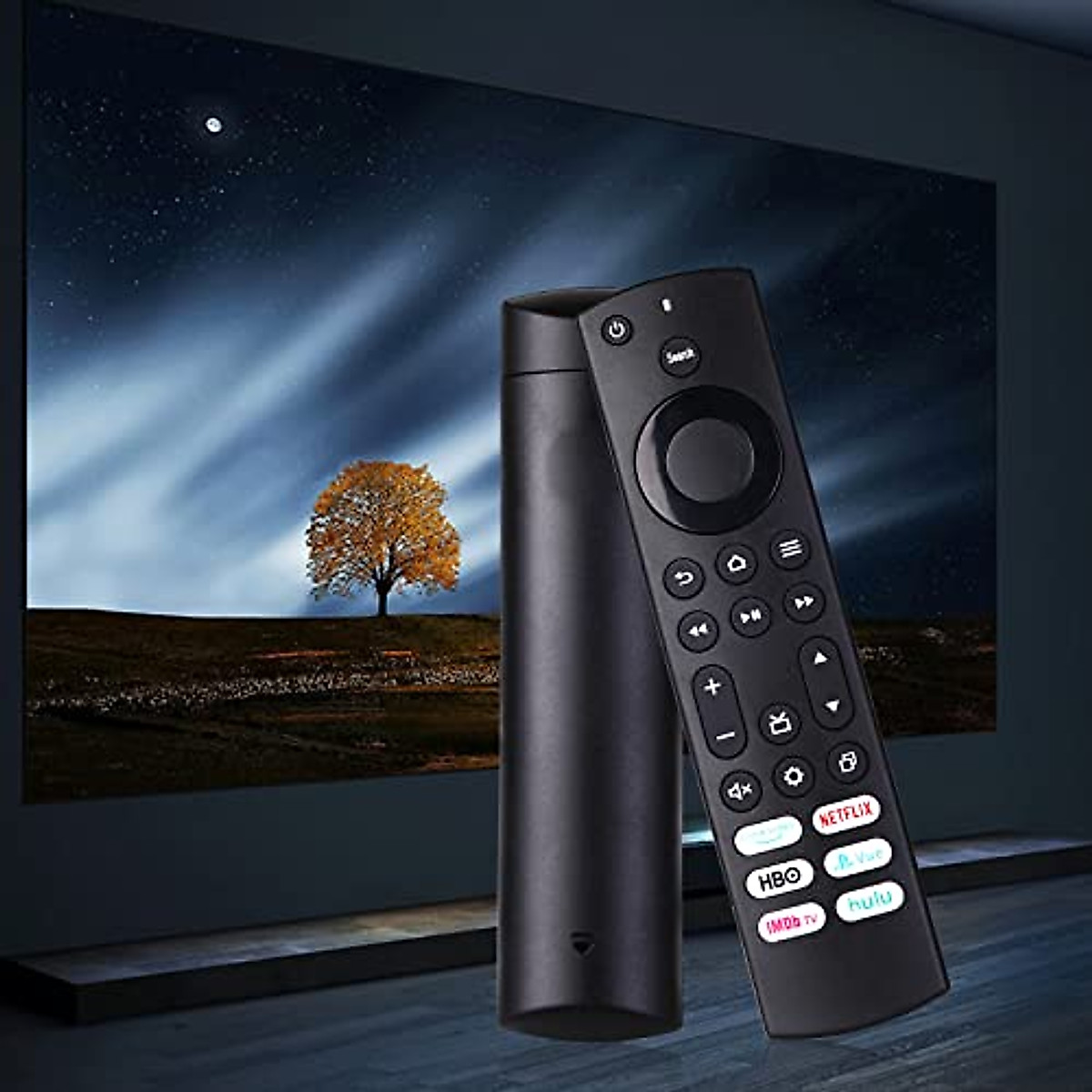 Universal Remote Control Replacement Fit for All Insignia Fire TV & Toshiba Fire TV, with 6 Shortcut Keys