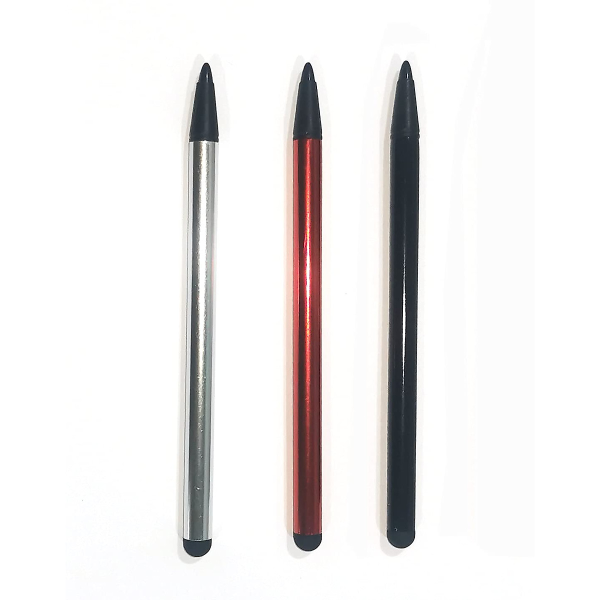 mosa store Stylus Pen for Touch Screens, Universal Resistance Capacitance Pen Compatible with Car GPS Navigator Kindle ipad iPhone for All Capacitive Screen & Resistive Screens (3 Pack)