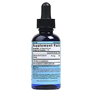 Good State Liquid Ionic Minerals - Selenium Ultra Concentrate - (10 drops equals 70 mcg) (100 servings per bottle)