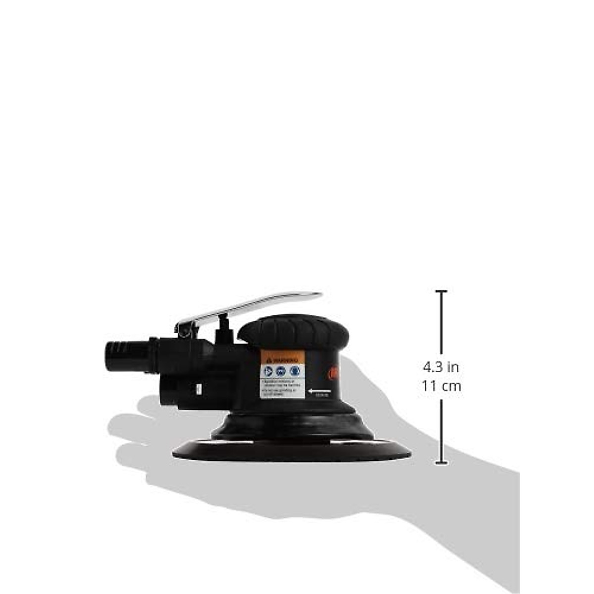 Ingersoll Rand 300G Random Orbital Air Sander, 3/16" Orbit, 6" Pad, 10,000 RPM, 0.2 HP
