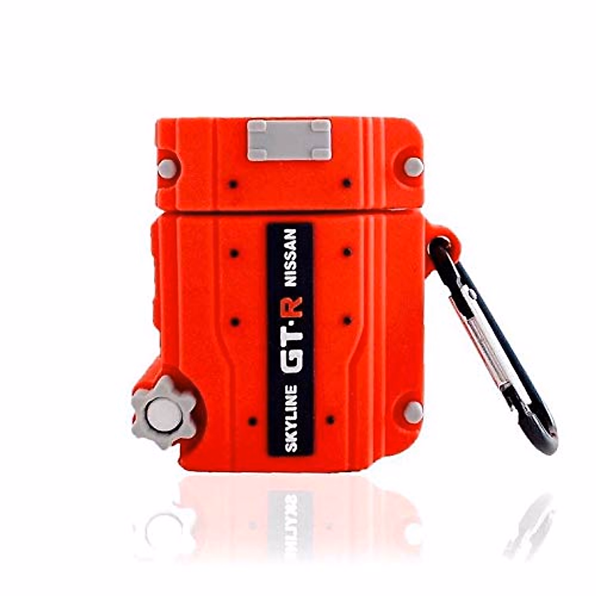 JDMTuning Skyline GTR RB26 Apple Airpods Engine Silicone Case Cover for Protection Fits 1st Gen and 2nd Gen Wireless Charging