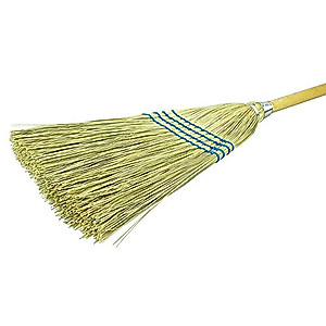 Weiler 44547 Household Upright Broom, Corn & Fiber Fill, 54" Overall Length (Pack of 12)