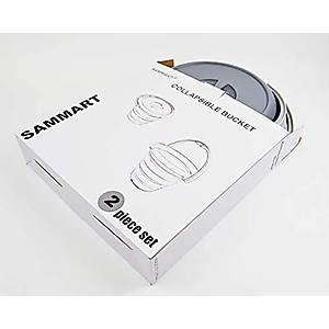 SAMMART Collapsible Bucket Set (5L + 10L)