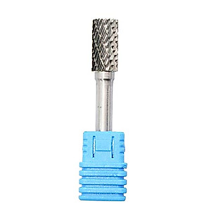 SB-3 Tungsten Carbide Burr Rotary File Cylinder Shape Double Cut with 1/4''Shank for Die Grinder Drill Bit