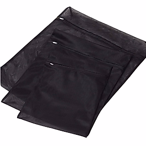 3x Laundry Washing Bag Wash Bag Mesh Net Zipped Lingerie Underwear Bra Clothes Wash Bag