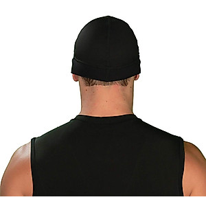 Halo Headband Womens Pullover Skull Cap, Black