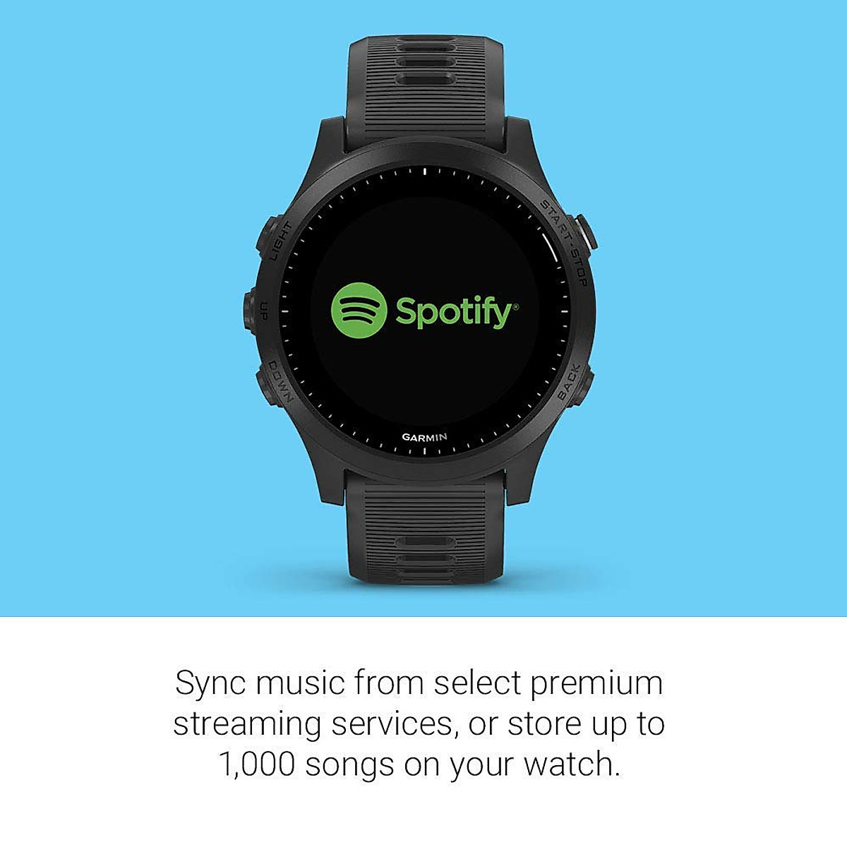 Garmin Forerunner 945, Premium GPS Running/Triathlon Smartwatch with Music, Black (Renewed)