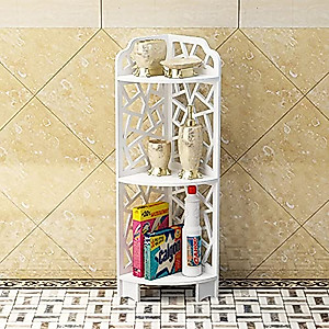 Intexca & Design MultiTier Bathroom Storage Corner Shelf Rack Organizer 3 Tier