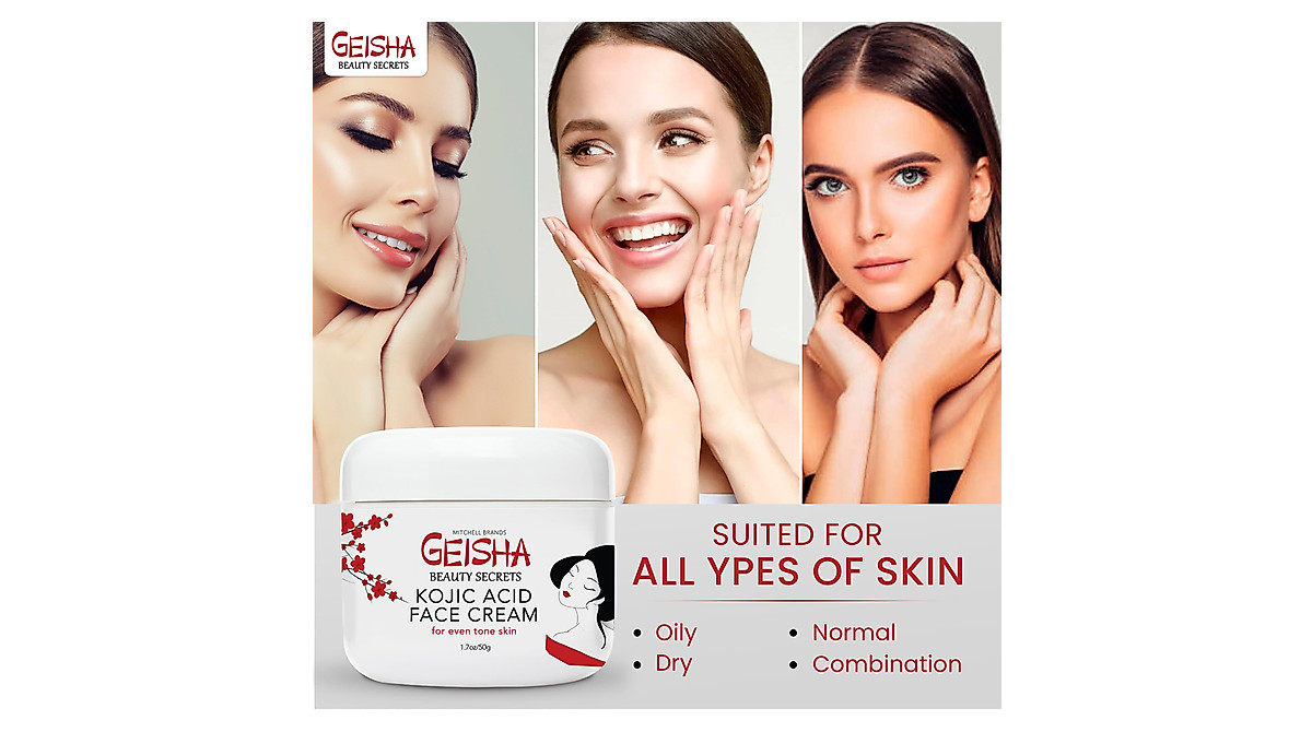 OMIC Geisha Kojic Acid Brightening Cream for Face & Body