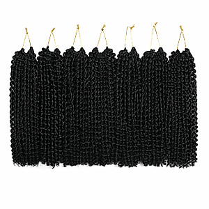 TIANYOUHAIR Passion Twist Hair 12 Inch 7 Packs Water Wave Crochet Hair Pre Looped Spring Bohemian Braids for Black Women
