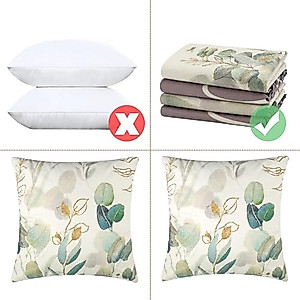 Waxonle AI-Crafted Guitar Moon Throw Pillow Covers 45x45cm Set of 4 for Living Room Bed and Couch Soft Decorative Cushion Cases for Modern Room and Holiday Celebrations - Bedding Home Decor Clearance