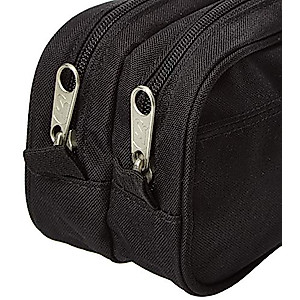 JanSport Large Accessory Pouch - Secure Storage Space for Pens, Power Cords, Pencil Case, Ideal For Everyday Essentials, 1.3L, Black