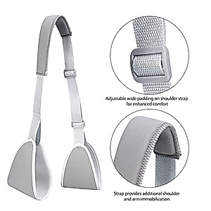 01 Easy To Wear Surgery Recovery Tool, Forearm Sling, Comfortable Soft Man Woman for Left Arm Right Arm