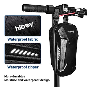 Hiboy Waterproof and Stable Handlebar Bag for Electric Scooter/Electric Bike/Bicycle/Motorcycle,3L Large Capacity