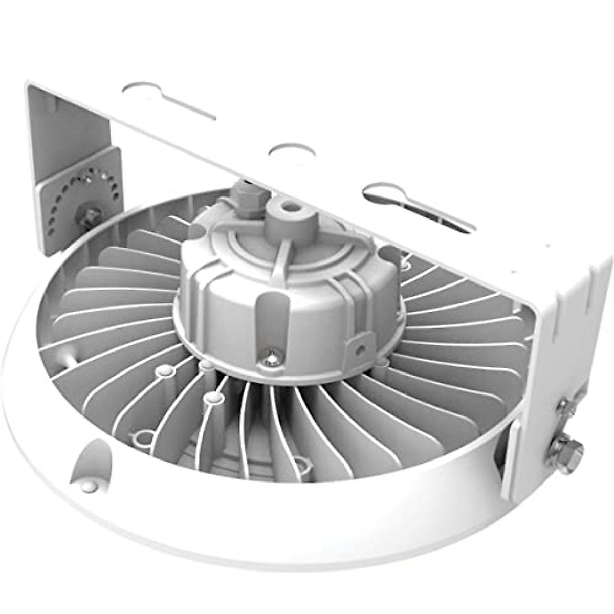 Lithonia Lighting JEBL 18L 40K 80CRI WH JEBL 18,000 Lumen LED High Bay Light with Cool White 4000K Color Temperature, White 5.00x13.00x13.00