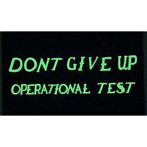Don't Give Up Operational Test VX-9 Vampires PVC Patch - with Hook and Loop