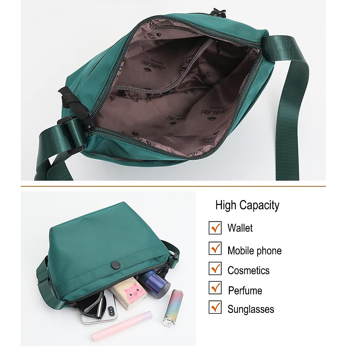 Collsants Small Crossbody Bag for Women Fashion Travel Bag Simple Design Shoulder Purse