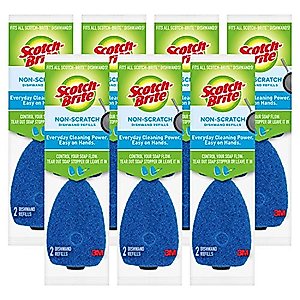 Scotch-Brite Non-Scratch Dishwand Refills, Fits All Scotch-Brite Dishwands, 14 Refills