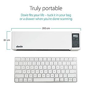 Doxie Q2 — Wireless Rechargeable Document Scanner with Automatic Document Feeder (ADF)