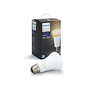 Philips 461004 Hue White Ambiance A19 60W Equivalent Dimmable LED Smart Bulb (Compatible with Amazon Alexa, Apple HomeKit, and Google Assistant)