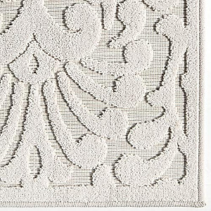 My Texas House by Orian Indoor/Outdoor Bluebonnets Area Rug, 9' x 13', Natural