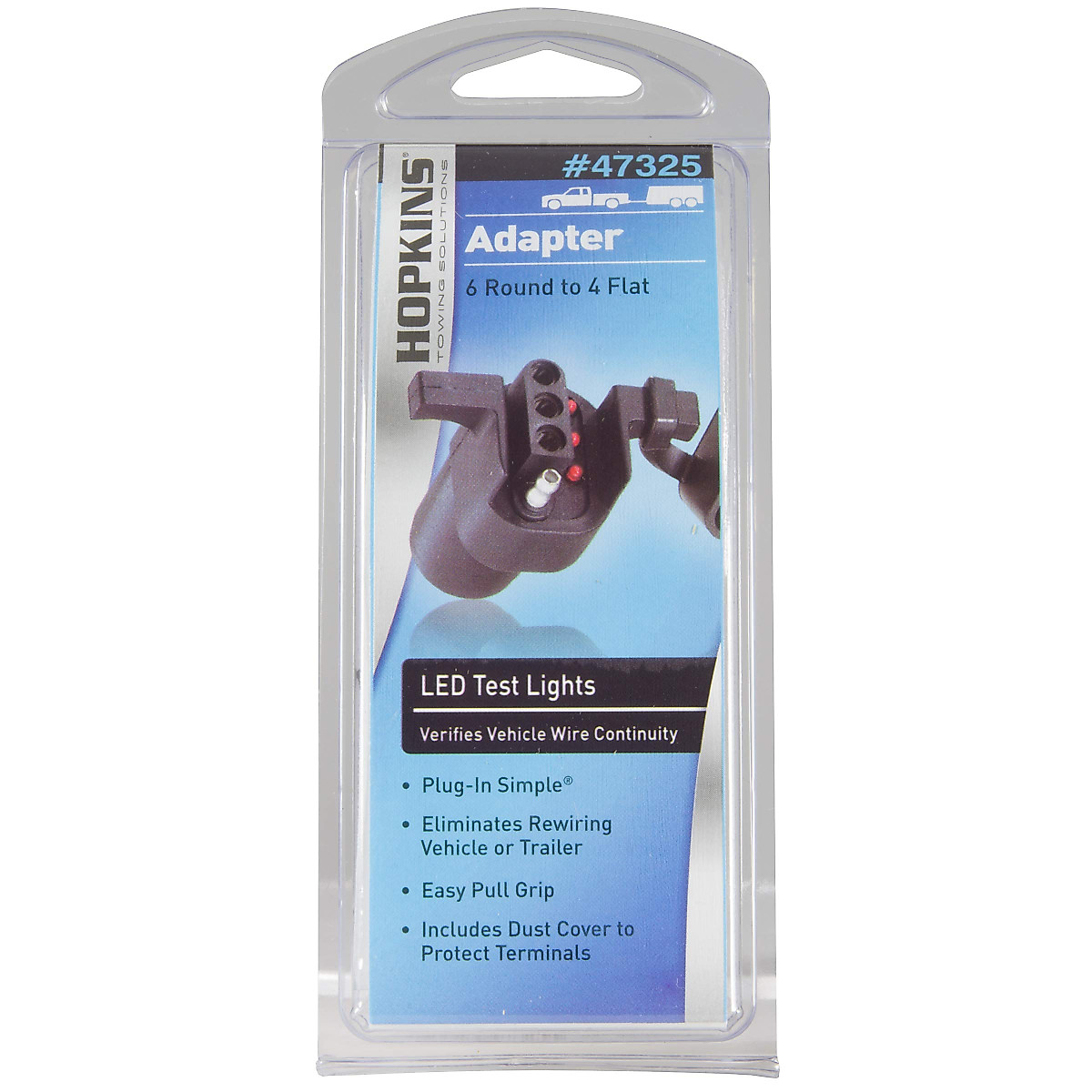 Hopkins 47325 4 Wire Flat Adapter