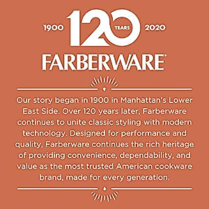 Farberware Nonstick Bakeware Baking Pan / Nonstick Cake Pan, Rectangle - 9 Inch x 13 Inch, Gray