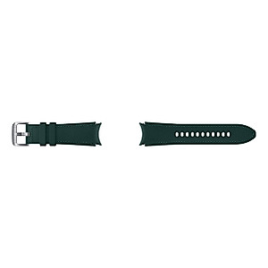 Samsung Electronics Hybrid Leather Silicone Watch Band Strap Small/Medium, for Galaxy Watch 4 and Galaxy Watch 4 Classic (US Version),Green,ET-SHR88SGEGUJ