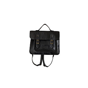 Duwseal Unisex Wednesday Addams Backpack Wednesday school bag Black Leather Adjustable Backpack (Wednesday, onesize)