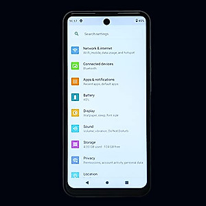 Jakoo Cellphone Unlocked 6GB RAM White 6.82inch HD 5MP Front Camera 4G Cellular Network for Gifts US Plug