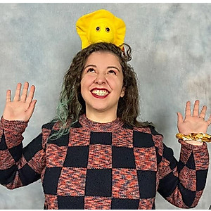 GIANTmicrobes Herpes Plush, STIs, STDs, Medical Gag Gifts Funny, OBGYN Gifts for Doctors, Infection Prevention Gifts, Infection Control Nurse Gifts