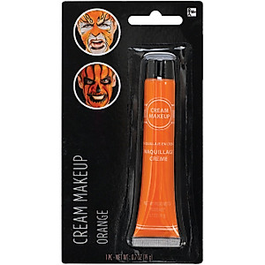 Orange Cream Makeup Tube - 0.7 oz. (Pack of 1) - Vibrant Color & Pigmented Perfect for Festive & Creative Looks