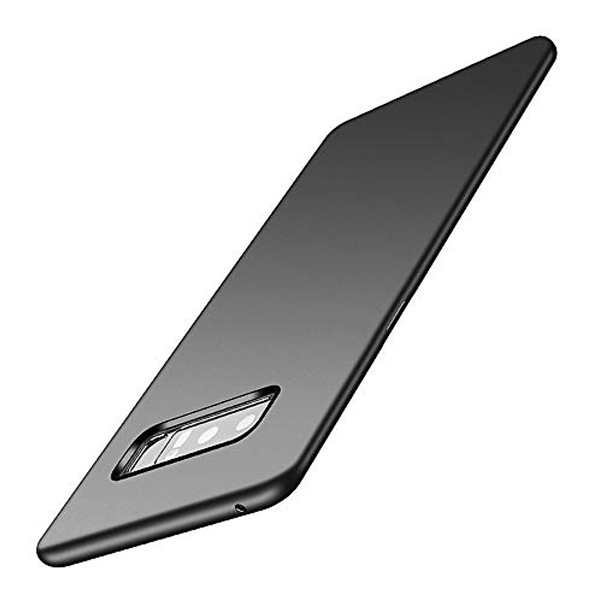 KEEPCA Galaxy Note 8 Slim Case,Thin TPU Silicone Flexible Rubber Soft Skin Gel Lightweight Anti-Scratches Shockproof Protective Cases Cover for Samsung Galaxy Note 8,Matte Black