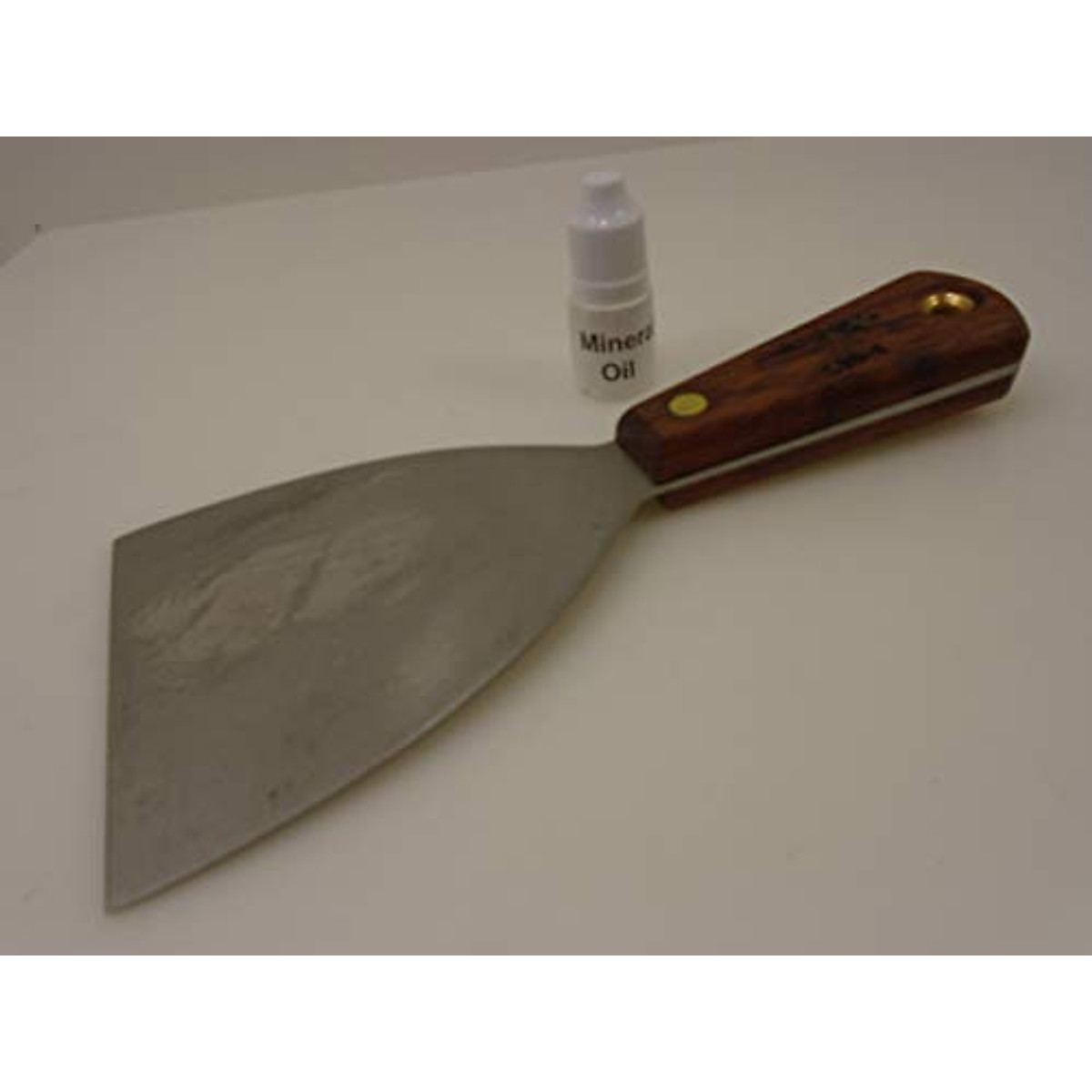Dexter 4 inch Hi Carbon Scraper Straight Stiff Blade 530-4 Wood Handle Factory Second