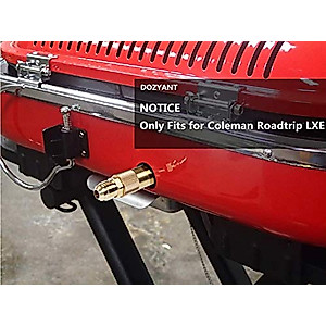 DOZYANT 3/8" Male Flare Adapter Conversion Fitting for Coleman Roadtrip LXE Portable Grill Connect RV Trailer Extension Hose